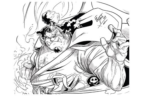 Jinbe One Piece Coloring Page