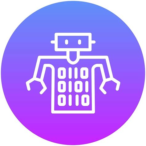 Premium Vector Coding Vector Icon Illustration Of Robotics Iconset