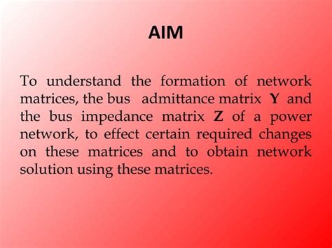 power system simulation lab formation of y bus and z bus matrix ppt computer networking