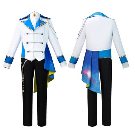 Project Sekai Tenma Tsukasa Cosplay Costume Set With Blue Wig