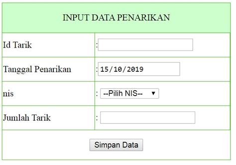 module rpl membuat aplikasi tabungan siswa menggunakan php mysql