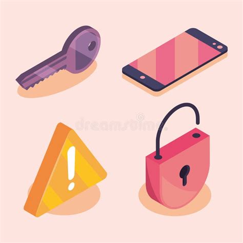Cyber Security 3d Isometric Icons Stock Illustrations 149 Cyber