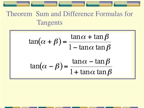 Ppt Sum And Difference Formulas Powerpoint Presentation Free