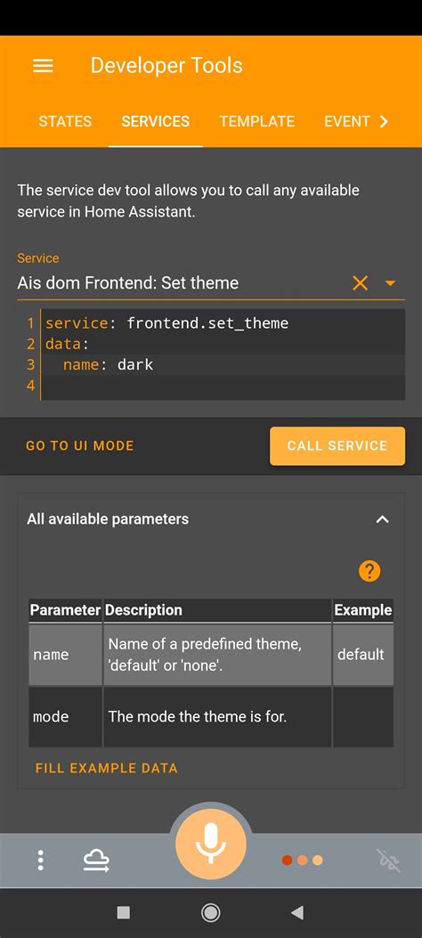 The T Theme Service Is Not Working Configuration Home Assistant Community