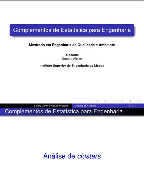 14 Analise De Clusters No R Análise De Cluster Variação