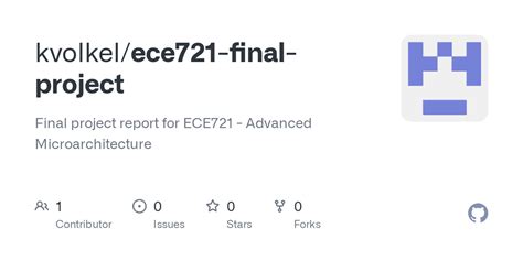 Github Kvolkelece721 Final Project Final Project Report For Ece721