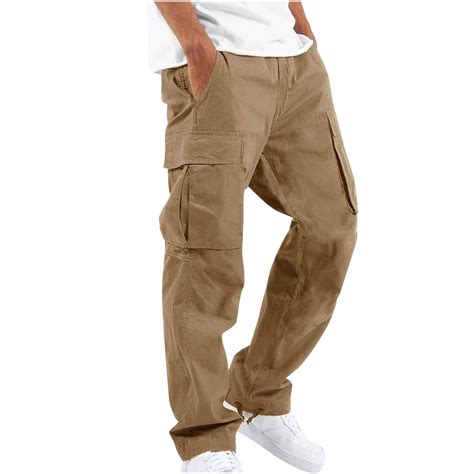 XFLWAM Men S Cargo Cargo Lightweight Work Pants Hiking Ripstop Cargo Pants Relaxed Fit Mens
