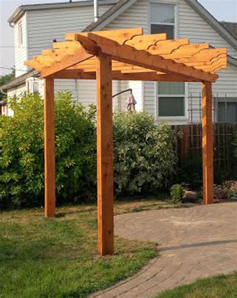 Triangle Pergola Forest Trek Woodwork