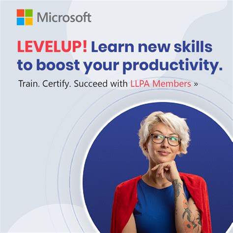 levelup microsoft skills week certification packages by llpa members