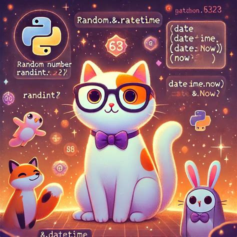 104 Python 프로그래밍 기본 사항 Random And Datetime