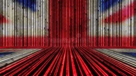 Data Lines Flow Uk Flag Stock Illustration Illustration Of Flow 392901372