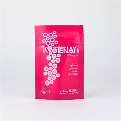 Buy Kootenay Labs Raspberry Pieces 250mg Online In Canada At Grass Chief