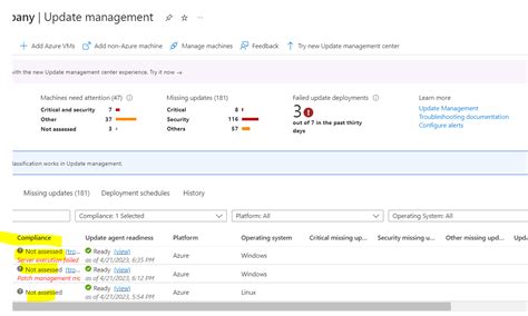 Vm List In Azureupdatemanagement For Not Assessed Vm Through Powershell Microsoft Qanda