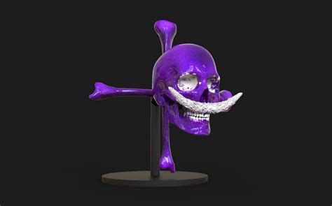 White Beard Skull Skulls One Piece Free High Quality Models