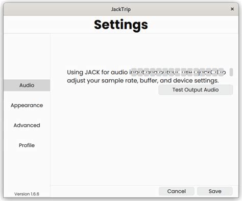 Meter In Audio Settings Covers Jack Information Text · Issue 793