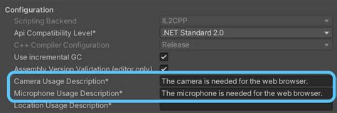 How To Enable The Camera Microphone Or Webrtc Vuplex Support
