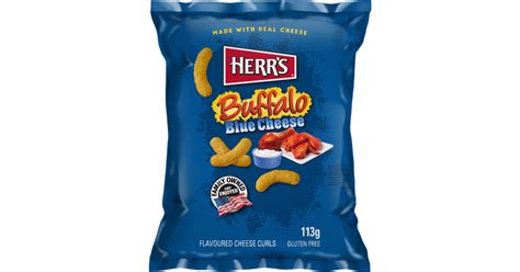 Angol Herrs Buffalo Blue Cheese Curls 113g Angol Chipsek Brit Chipsek