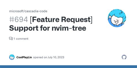 [feature request] support for nvim tree · issue 694 · microsoft