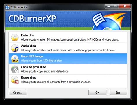 CDBurnerXP Free DVD ISO HD DVD Blu Ray Burning Software