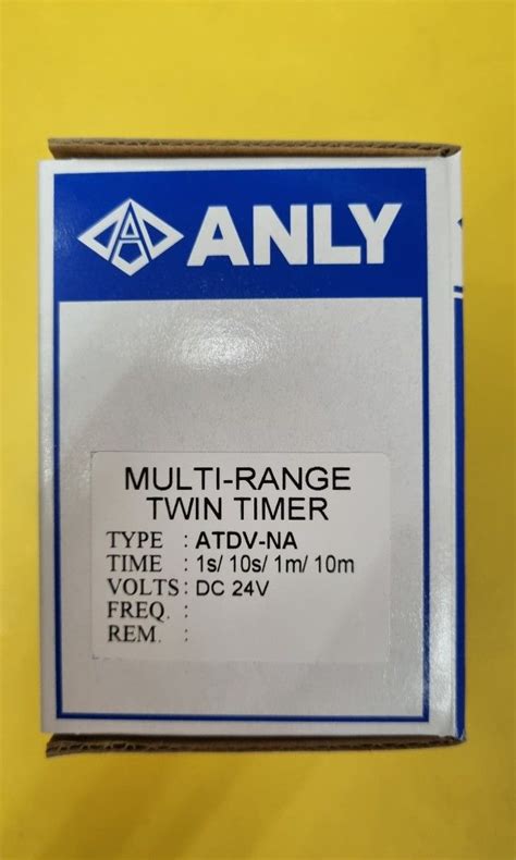 Anly Twin Timer Atdv Na Dc24v Tv And Home Appliances Electrical
