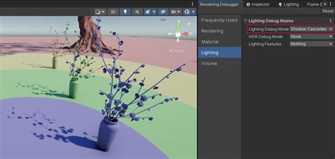 Unity Manual Visualize Shadow Cascades