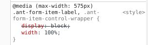 FormItem设置labelCol wrapperCol显示在一行时窗口宽度小于 会对不齐 Issue ant design ant design GitHub