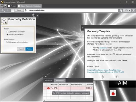 can t import any ipt in ansys aim
