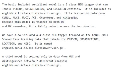 Entity Recognition In Stanford NLP Using Python Data Science Stack Exchange