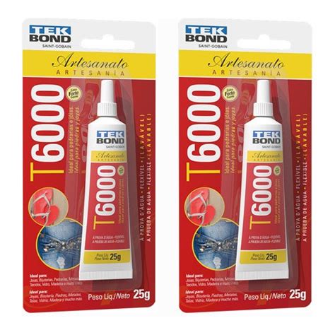 Cola Tekbond Para Artesanato Joias Bijuterias 2 Unidades