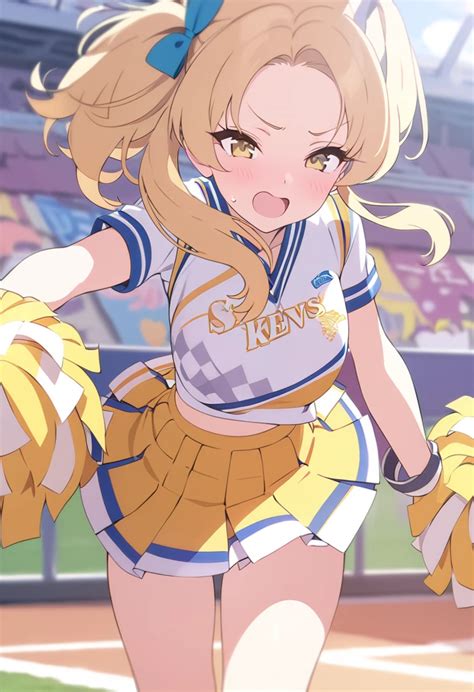 Masterpiece Best Quality 1girl Solo Kawaii Cheerleader Seaart Ai