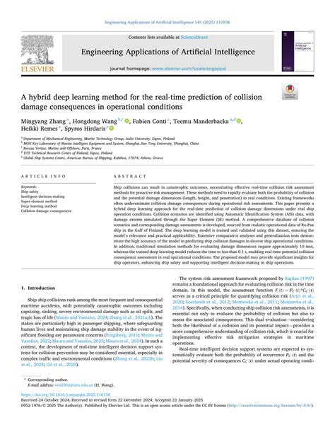 Pdf A Hybrid Deep Learning Method For The Real Time Prediction Of