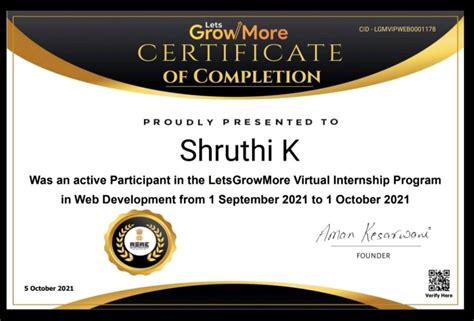 Shruthi K On Linkedin Internship Opportunity Connections Lgmvip