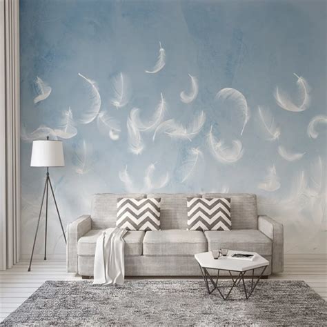 Обои Перья В Интерьере - COLLECTION-DESIGN.RU