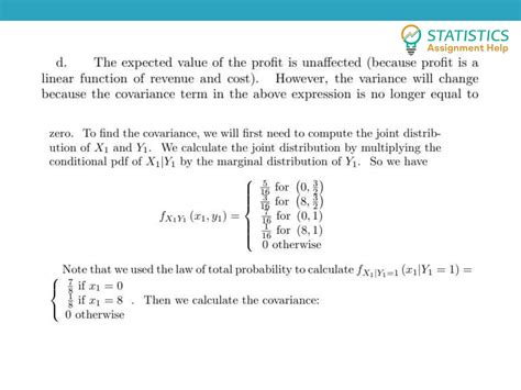 calculating expected values and variances in statistics ppt