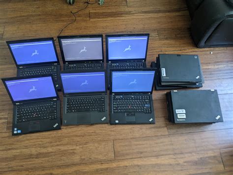 All My Librebooted Laptops All The Ones On The Right Are Going To Be Done Over The Next Couple