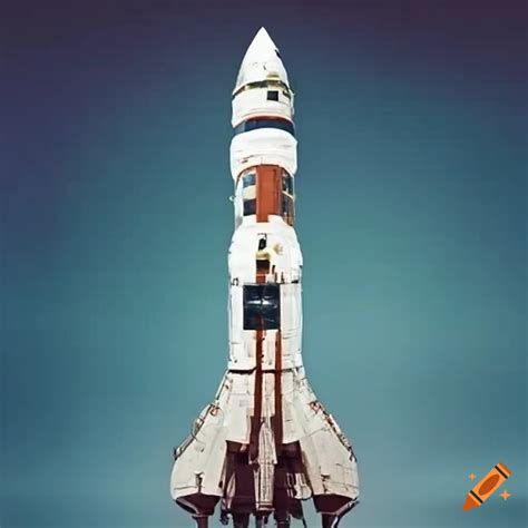 Apollo 11 Space Ship And There She Stood Awaiting Her Mission