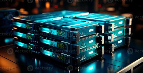 Ai Generated Network Of Connections In Servers Data Storage Systems In Data Centers Ai