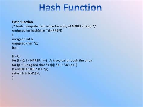 hash tables a basic o 1 verview ppt download