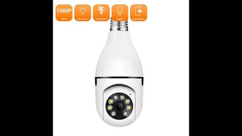 Камера лампа Anbiux E27 Bulb IP Wi Fi під цоколь E27 c нічним баченням ...