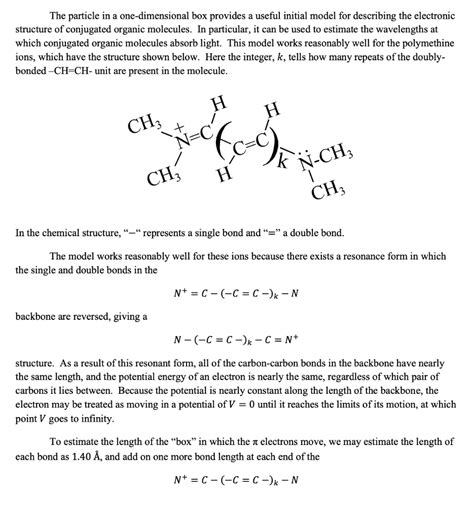 solved the particle in a one dimensional box provides a