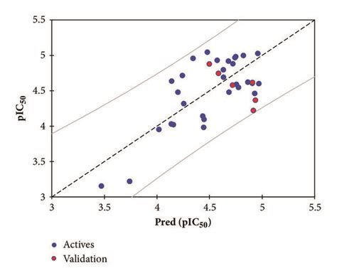 Graphical Representation Of Calculated And Observed Activity By Mlr Download Scientific Diagram