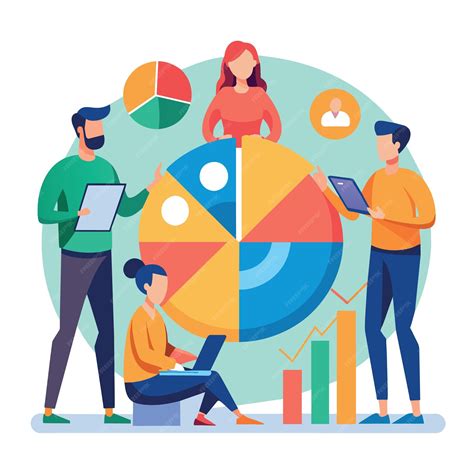 Premium Vector Customer Segment Analysis For Marketing Or Advertising