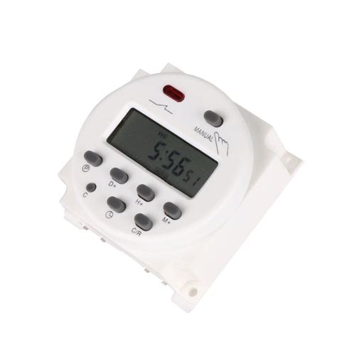 Dc 12v220v Digital Lcd Power Timer Weekly 7days P Grandado