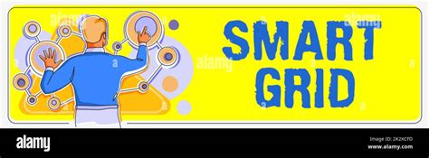 Writing Displaying Text Smart Grid Business Showcase Includes Of Operational And Energy