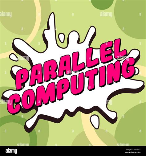Text Showing Inspiration Parallel Computing Business Concept Simultaneous Calculation By Means