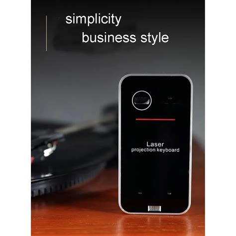 Виртуална клавиатура Лазерна проекция Windows Mac Ios Android Свързване чрез Bluetooth и Usb