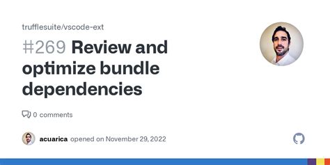 Review And Optimize Bundle Dependencies · Issue 269 · Trufflesuitevscode Ext · Github