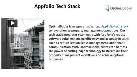 Appfolio Tech Stack Presentation Free To Download