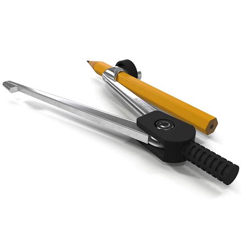 Drafting Compass With Pencil 3d Model 39 Ma Max 3ds Obj C4d