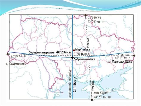 Презентація Практична робота №2 Позначення на контурній карті кордонів сусідніх держав крайніх